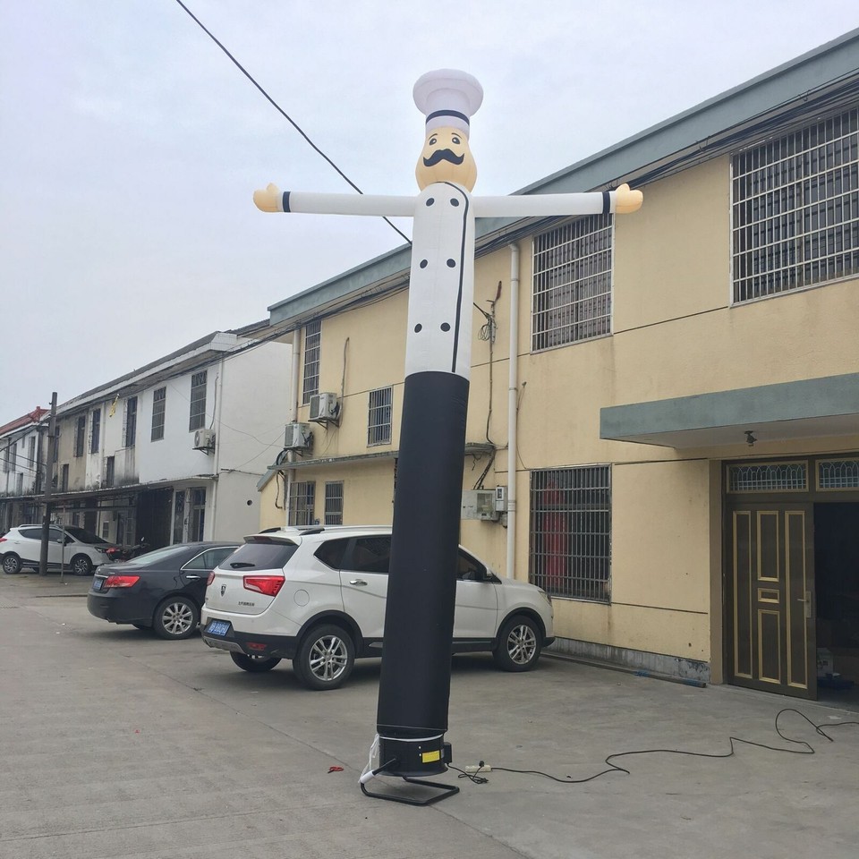 20FT/6M 10FT/3M Inflatable Advertising Air Wind Tube Puppet Sky Wavy ...