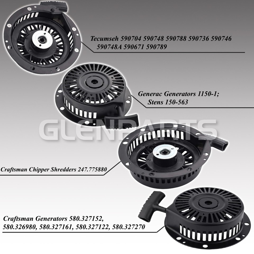 590788 590746 Recoil Starter for Cub Cadet LS33T RT60 Engine RT65 ...