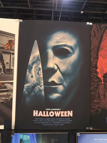 HALLOWEEN 45 YEARS OF TERROR CON POSTER SCREEN PRINT H45 Michael Myers ...