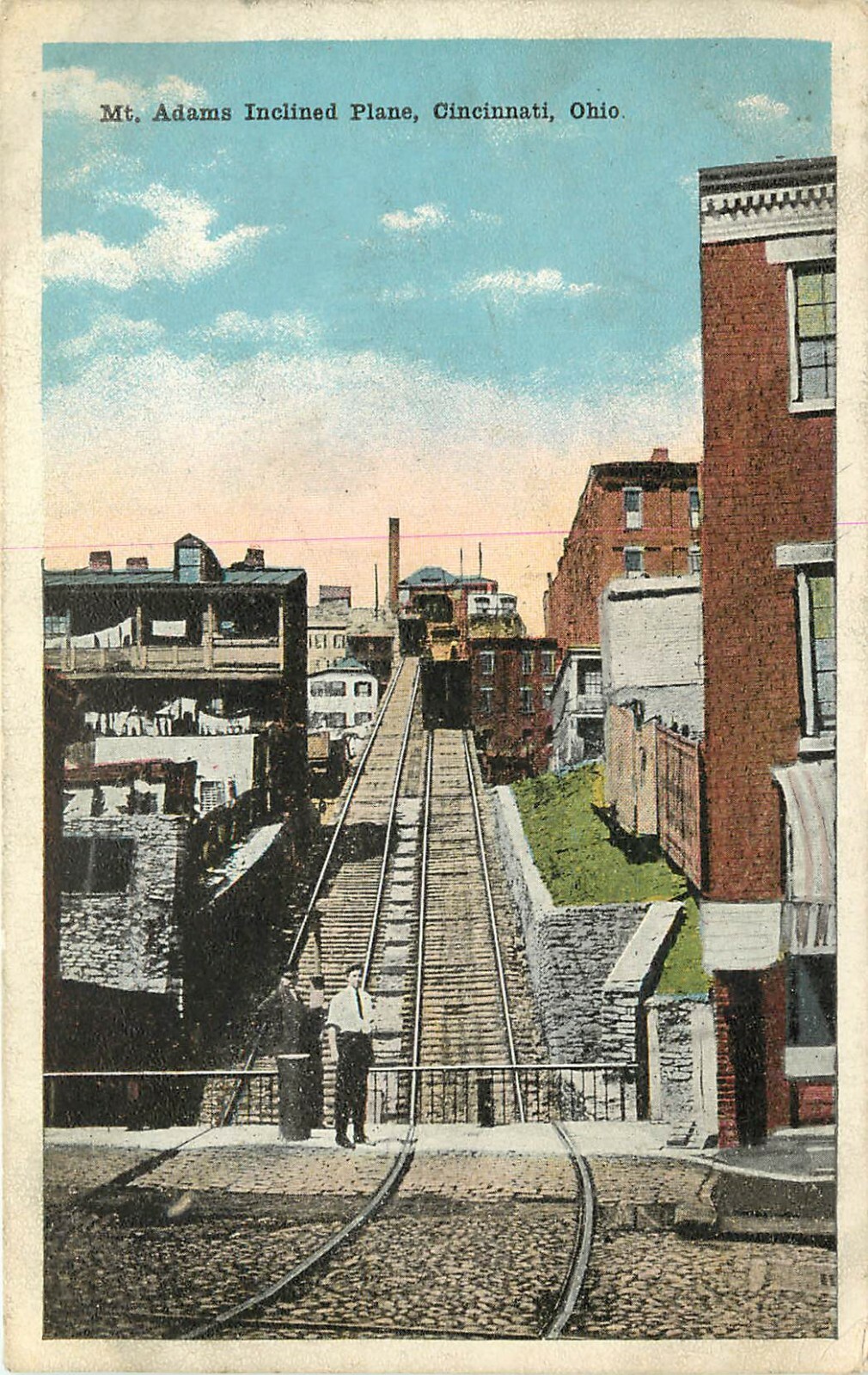c1920 Postcard; Mt. Adams Inclined Plane Cincinnati OH Funicular ...