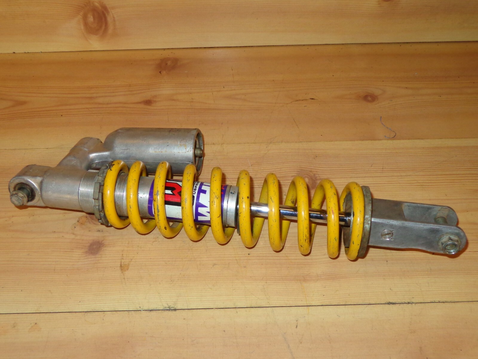 1986-95 Suzuki RM80 RM 80 Rear Shock Absorber 62100-02B30-163 White ...