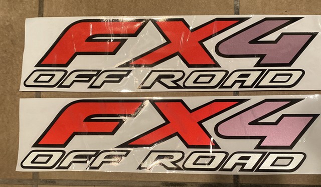 1997 - 2010 Ford F250 Fx4 Offroad Decals Stickers - F Truck Super Duty ...