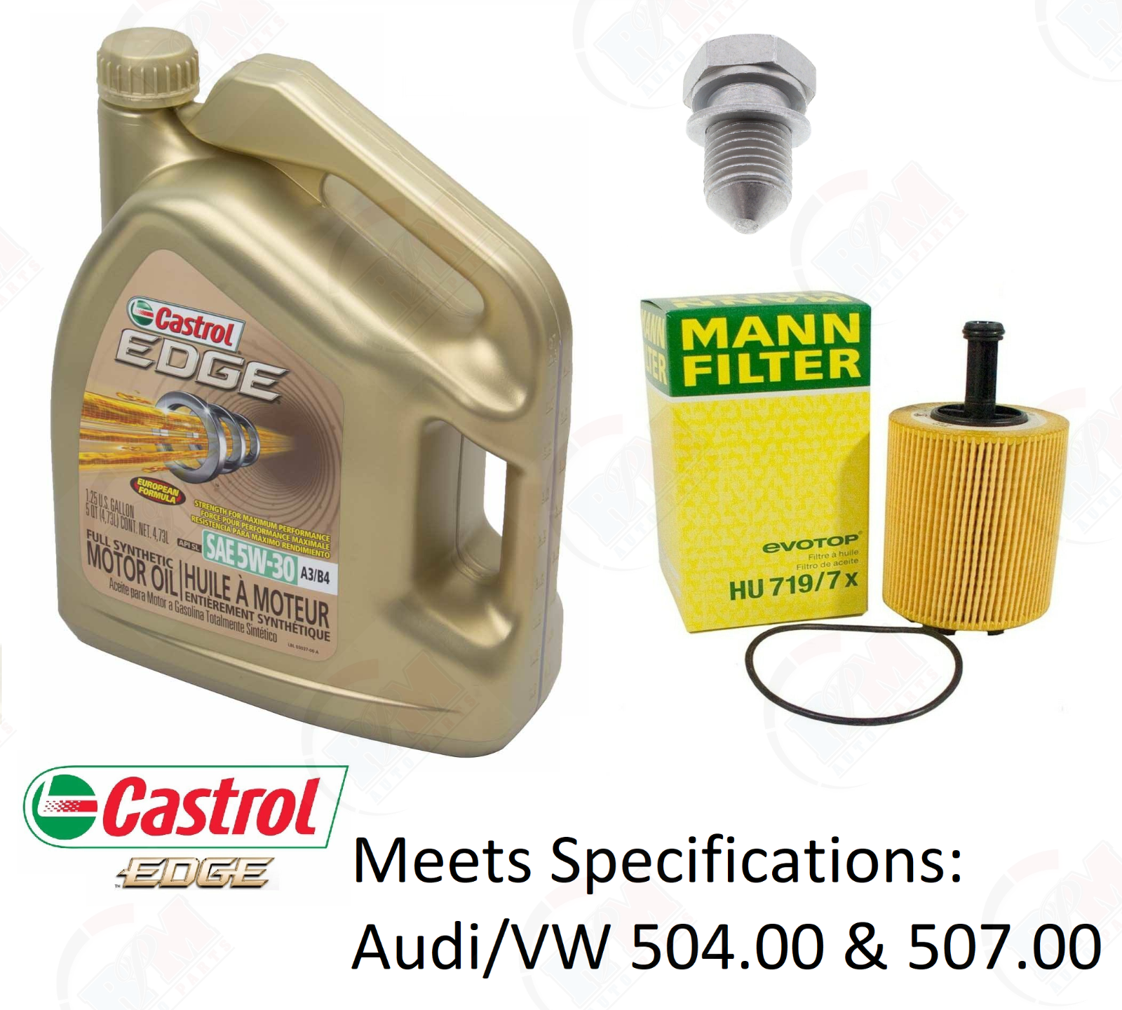 OEM Engine Oil Service Kit Oil Filter,Drain Plug For Audi VW 3.2,3.6,2. ...
