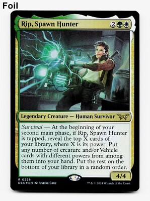 Rip, Spawn Hunter - FOIL - MTG: Duskmourn 🌳⚪ | eBay