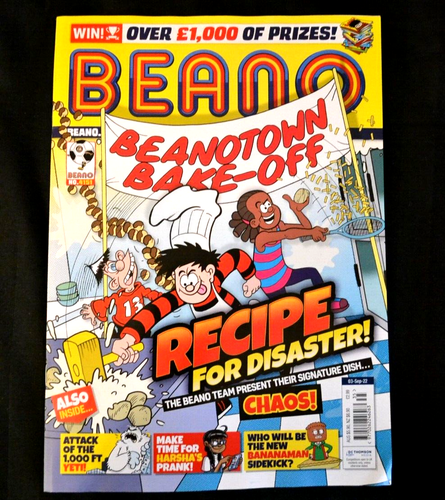 BEANO Comic Issue #4151 03/09/22 September 3rd 2022 Beanotown Bake-Off ...
