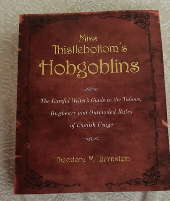 Miss Thistlebottom’s Hobgoblins - Theodore Bernstein- Excellent ...