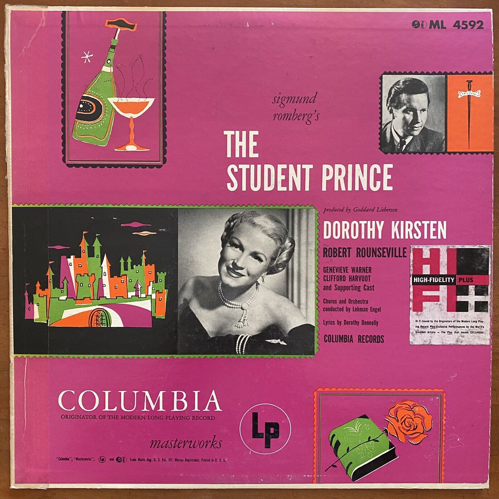 Vintage Vinyl 33 LP Record: Dorothy Kirsten & Robert Rounseville ...