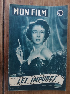Magazine Mon Film The Impures Micheline Presle 1955 | eBay