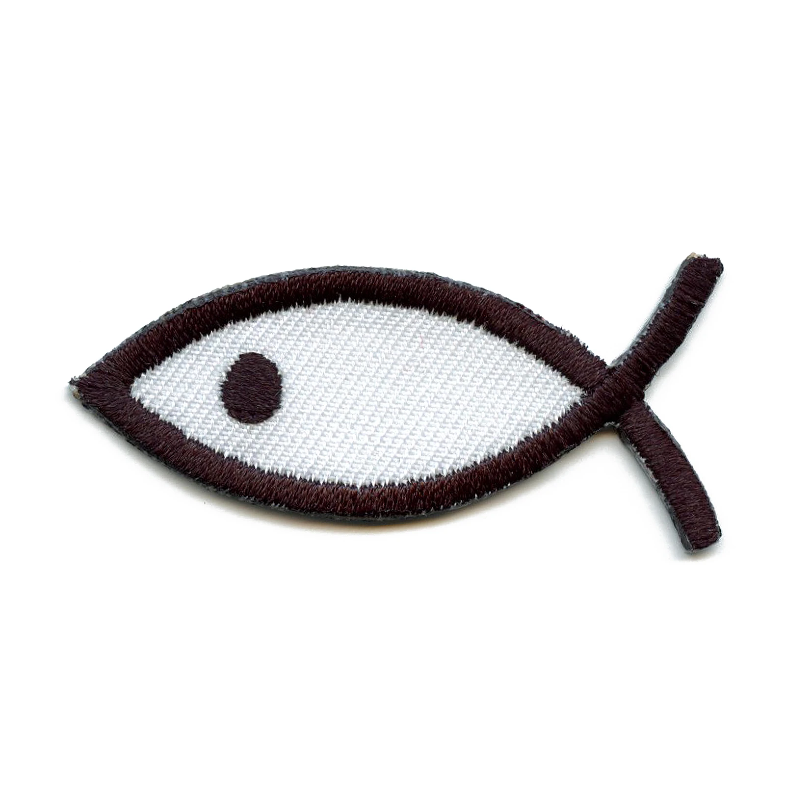 Christian Ichthys Fish Sign Logo Embroidered Iron On Patch | eBay