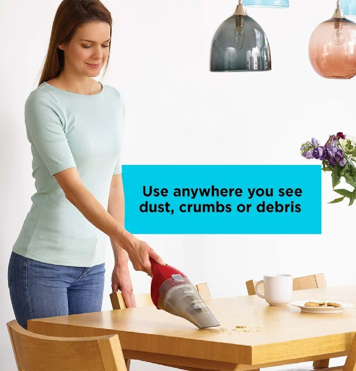 BLACK+DECKER Dustbuster Red/Black Handheld Vacuum Cleaner for sale ...