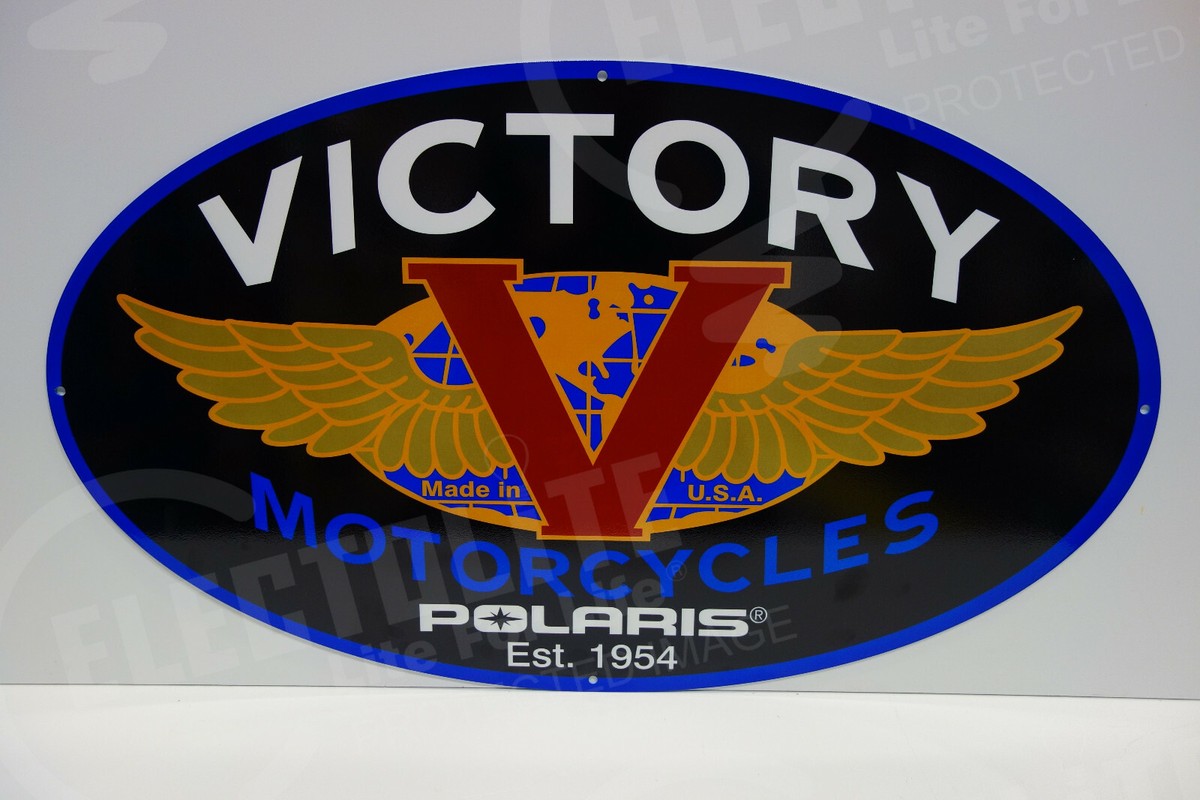 Victory Motorcycle Logo Victory Motorcycles Petrol Tank Badge Stock