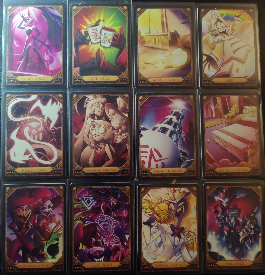 Hazbin Hotel Trading Cards Season 2 2nd Edition Complete Collection Set ...