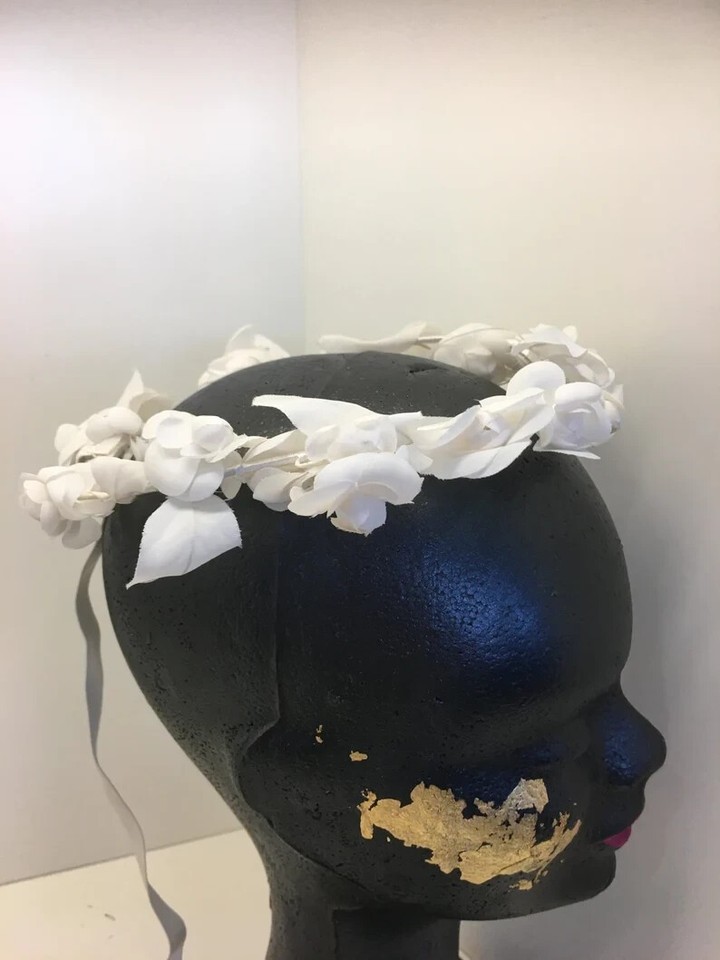 Corona testa floreale | corona testa matrimonio | accessori per capelli ...
