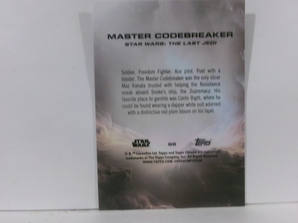 2025 Topps Chrome Star Wars Master Codebreaker #88 | eBay