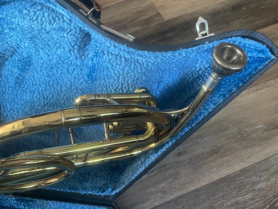 Vintage Pan American Circular Alto Horn With Case and mouthpiece-Made ...