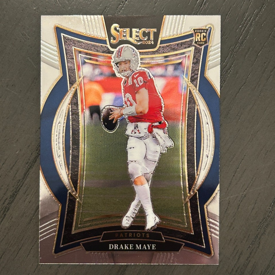 2024 Panini Select - Concourse Drake Maye #27 (RC) Numbers Card Set ...