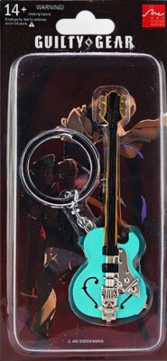 Guilty Gear Strive I-no Ino Marlene Guitar Metal Keychain Figure Anime ...