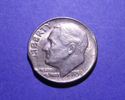 1959 Roosevelt Dime Clipped Planchet | eBay