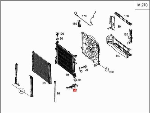 Genuine Mercedes Bracket W246 W242 C117 W176 X117 2465040540 | eBay