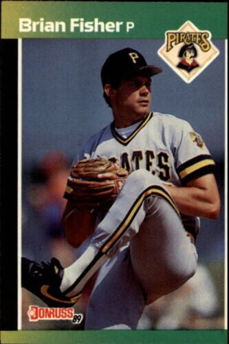 1989 Donruss Pittsburgh Pirates Baseball Card #126 Brian Fisher | eBay