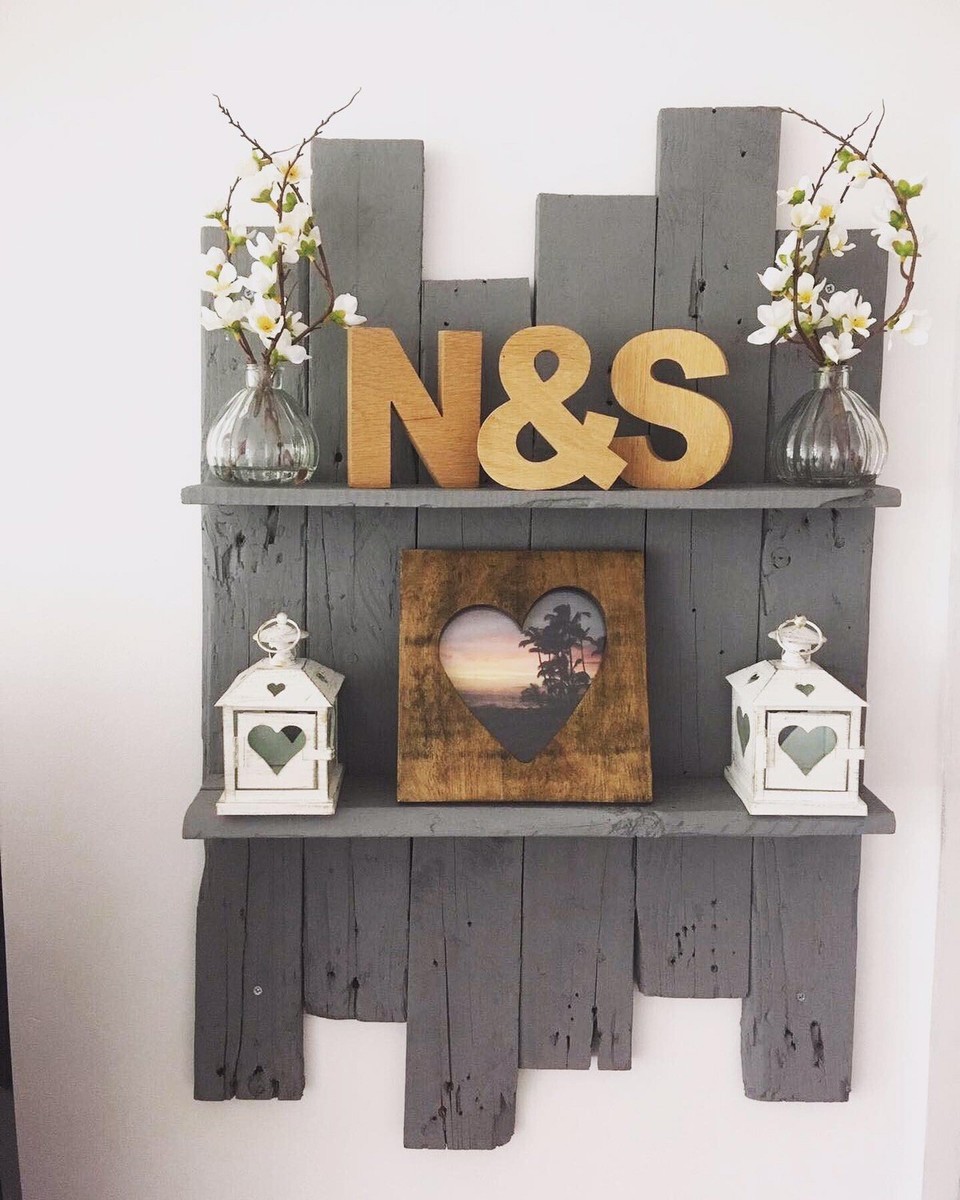 Wall Shelving Units Made Out Of Pallets