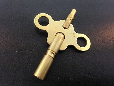 Clock Key Size 6/5 Brass Double End | eBay