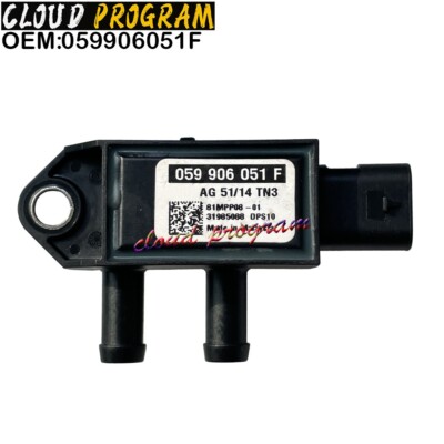 059906051F Exhaust Differential Pressure Sensor For Audi A6 A7 A8 Q5 3. ...