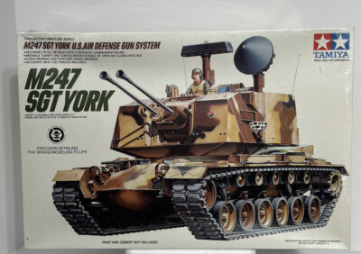 TAMIYA 1/35 M247 SGT YORK PRECISION SERIES KIT NO 3626A Air Defense Gun ...