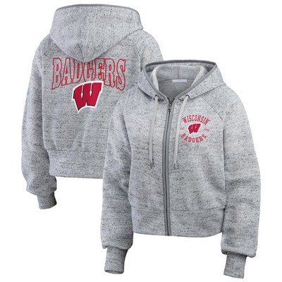 Women's WEAR by Erin Andrews Heather Gray Wisconsin Badgers Wear ...