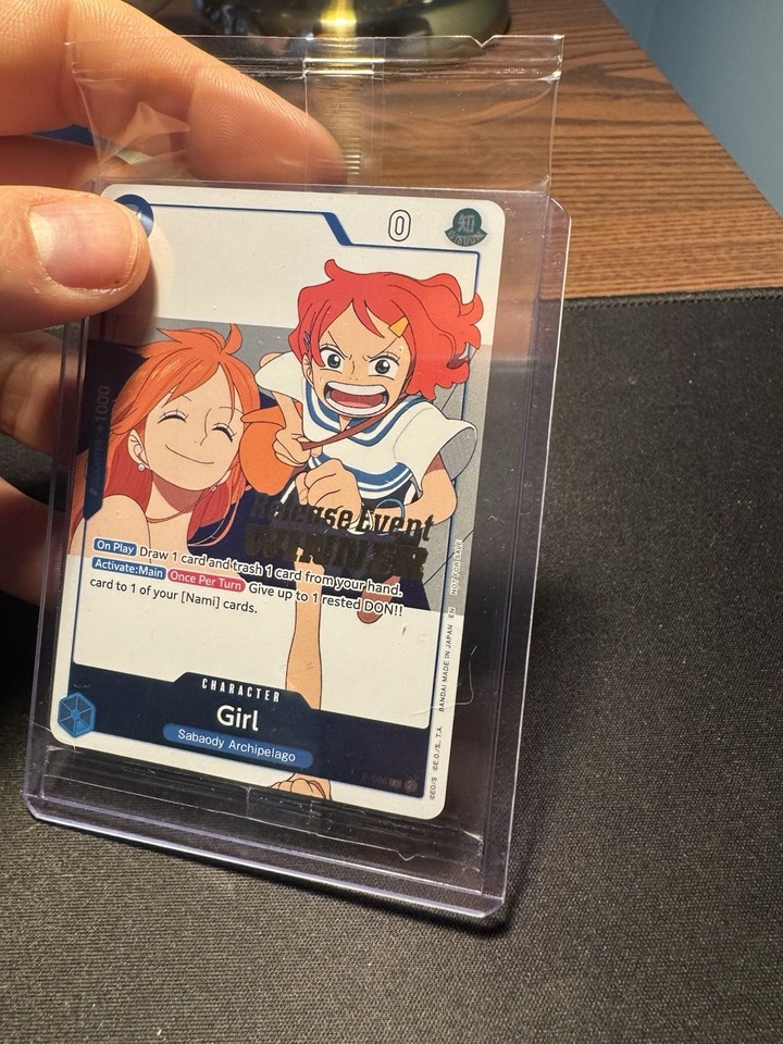 Girl (Nami) Release Event WINNER - P-096 Sealed English Promo Foil | eBay