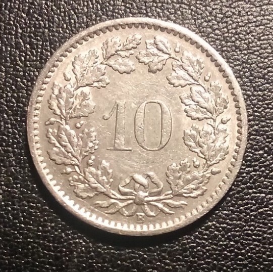 1969 Switzerland 10 Rappen Coin | eBay