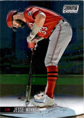 2021 Stadium Club Chrome #373 Jesse Winker Reds Baseball Card | eBay