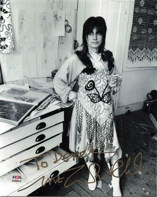 Zandra Rhodes signed 8x10 photo PSA/DNA Autographed Fashion Designer | eBay