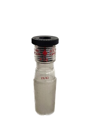 ACE GLASS 29/42 #15 Ace-Thred Glass Maxi Straight Inlet Adapter w ...