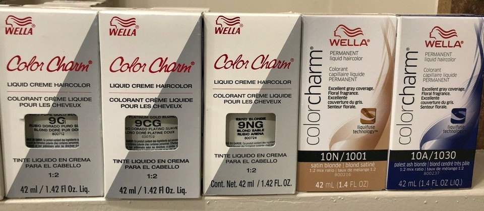 Wella Color Charm Permanent Liquid Hair Color 1.4 Oz - Choose your ...