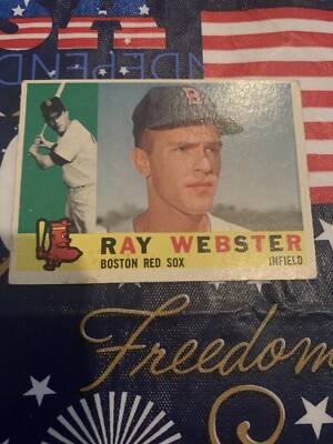 1960 Topps # 452 Ray Webster - Boston Red Sox -- (JF) | eBay