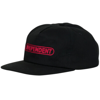 Independent Trucks BASEPLATE UNSTRUCTURED MID Snapback Hat BLACK | eBay