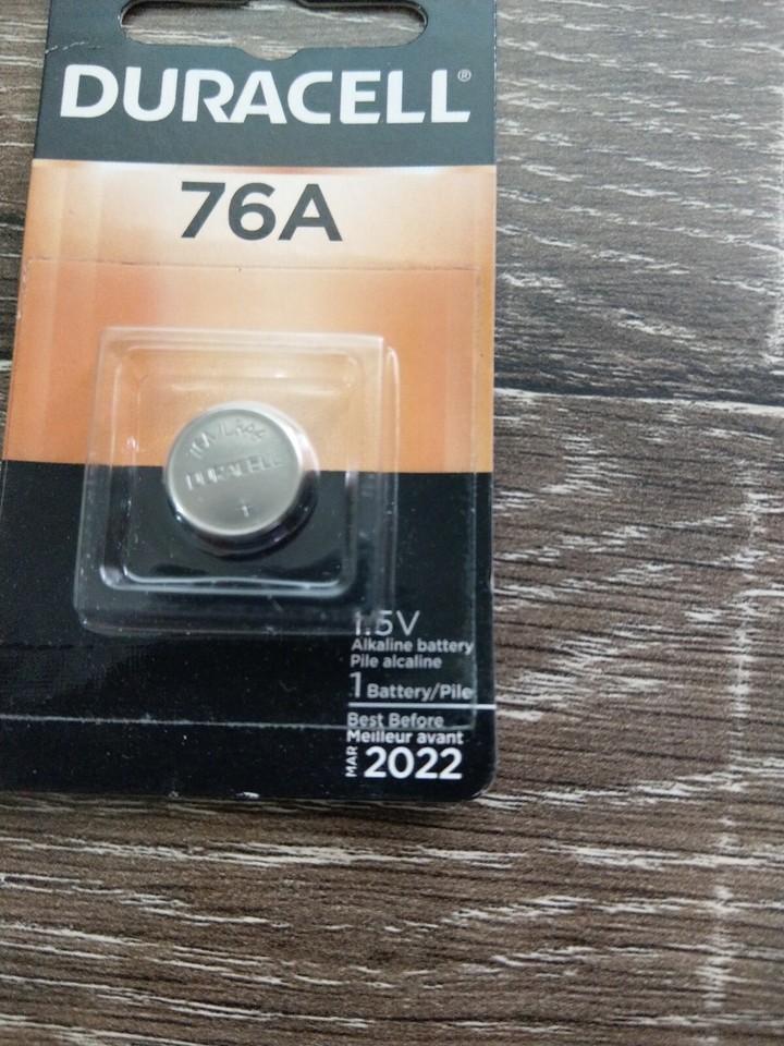 Duracell Alkaline 76A PX76A 675A A76 LR44 1.5V Batteries-BRAND NEW ...