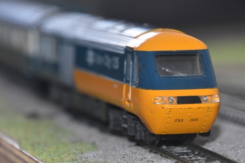 Hornby InterCity 125 HST Power Car + Dummy 43010 43011 BR Blue 253005 ...