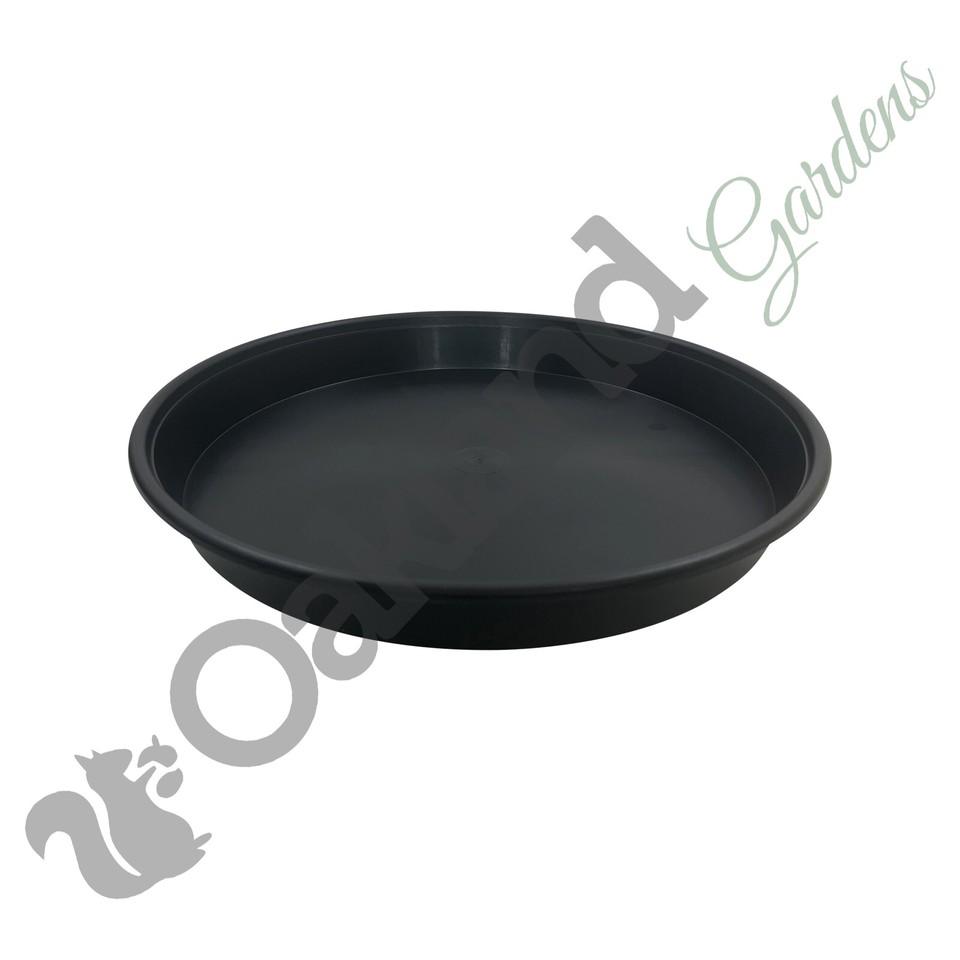 50cm Plant Pot Saucers Round Deep Strong Plastic Base Water Drip Tray ...