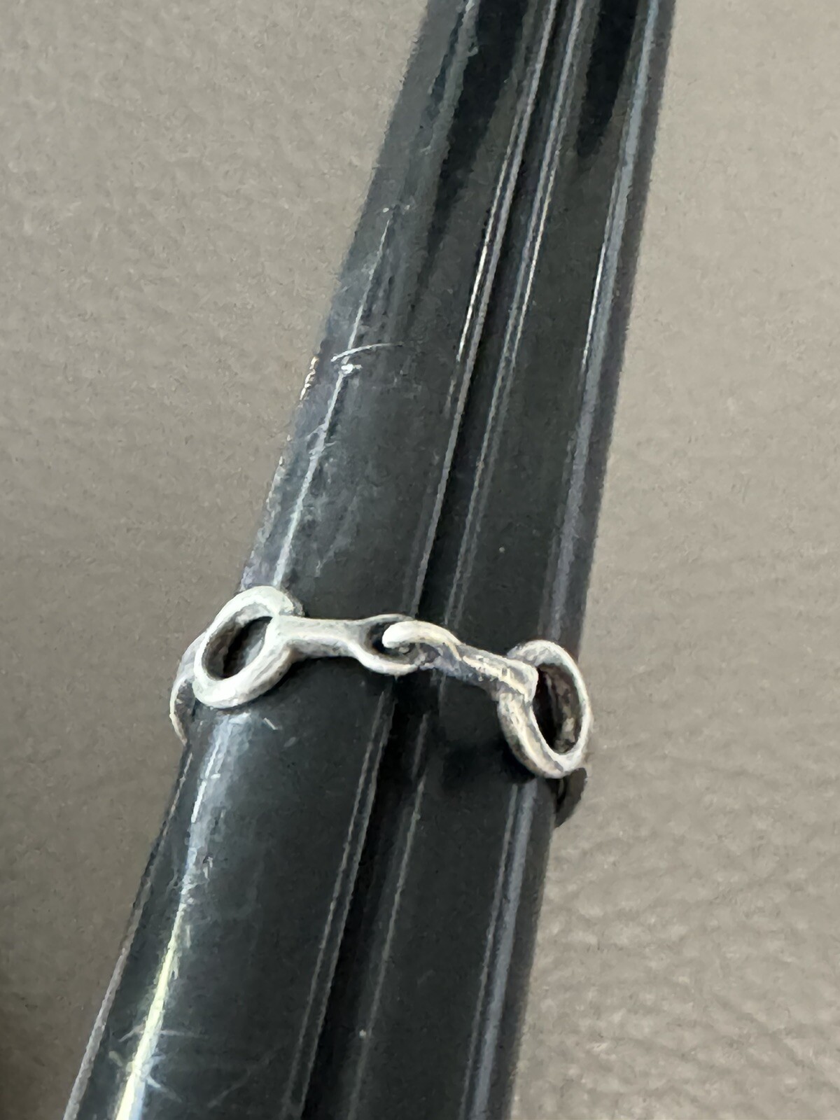 Vintage Sterling Knot Handcuff Band Ring Size 7.5 Jew… - Gem