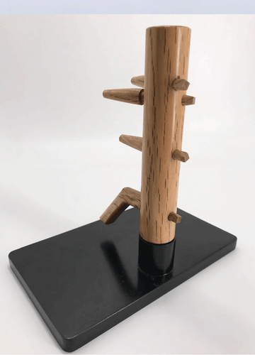 Chinese mini statue Wing Chun Stake Wooden Dummy Martial Arts Table ...