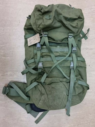 RARE Lowe Alpine Salient 70 OD Olive Green Drab Bushcraft Rucksack ...