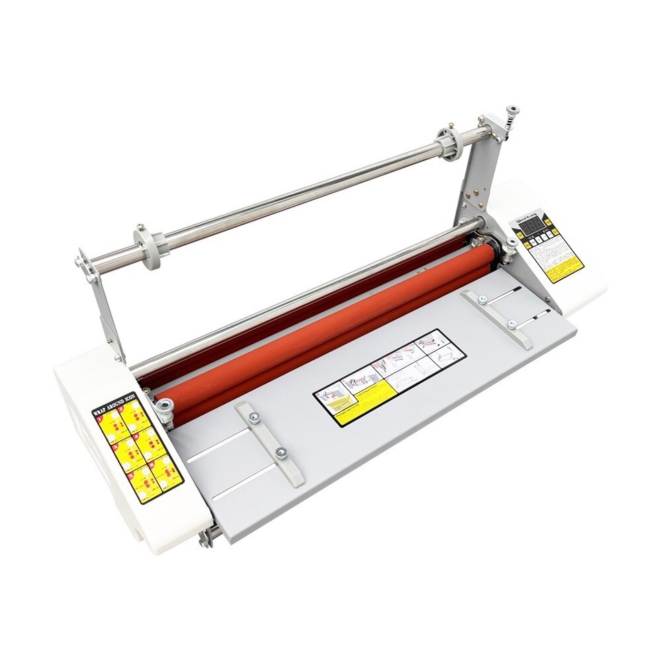 17.3in High Speed Hot Cold Roller Laminator Digital Display Single Dual ...