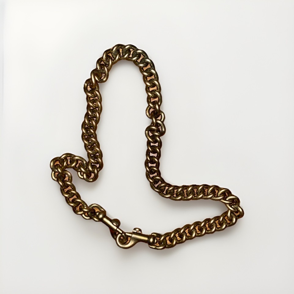 Coach CHUNKY CHAIN STRAP Gold Gently Used BAG HANDLE For Purses Free ...