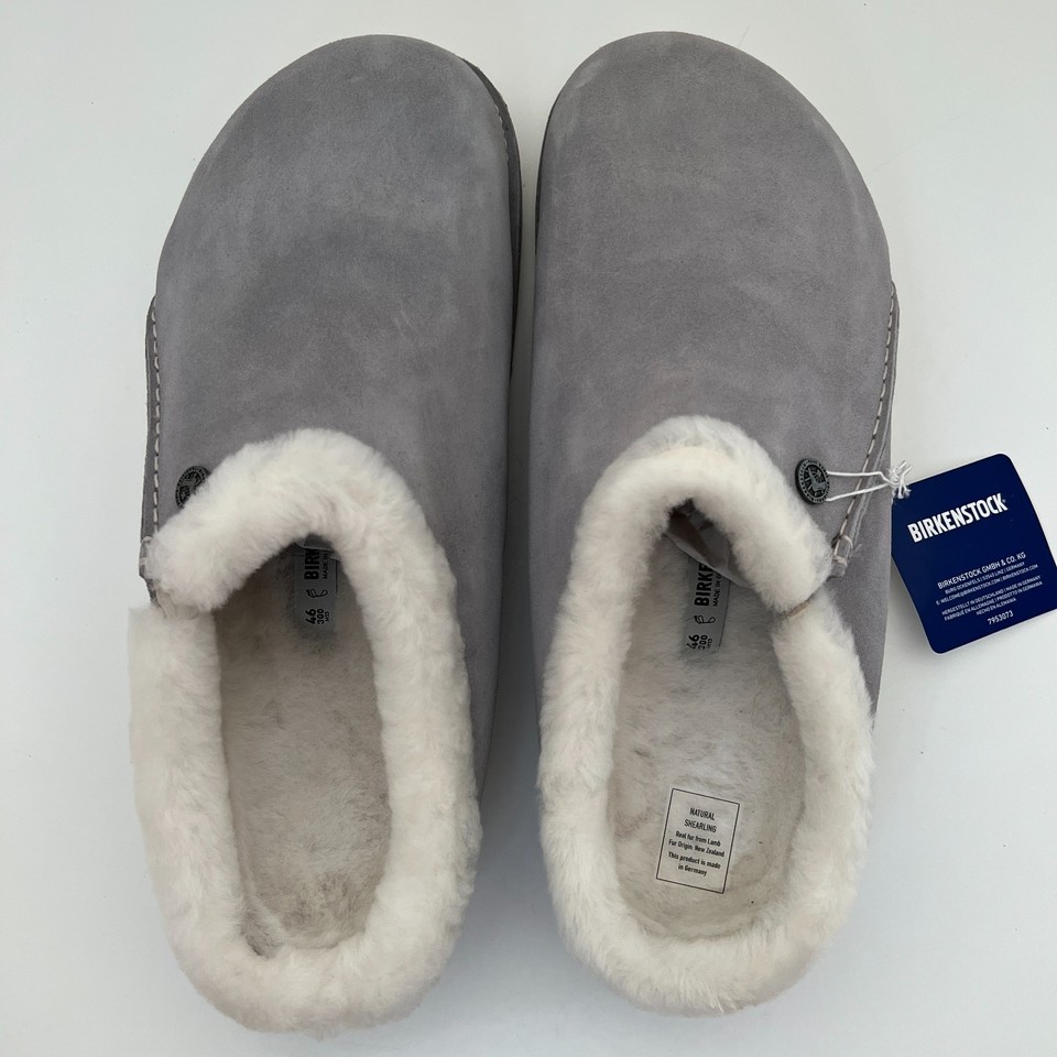 Birkenstock Zermatt Premium Shearling 'Stone Coin' Suede EUR 46 / US 13 ...