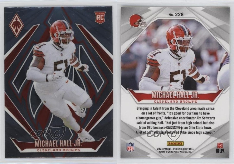 2024 Panini Phoenix Rookies Michael Hall Jr #228 0w8 | eBay UK