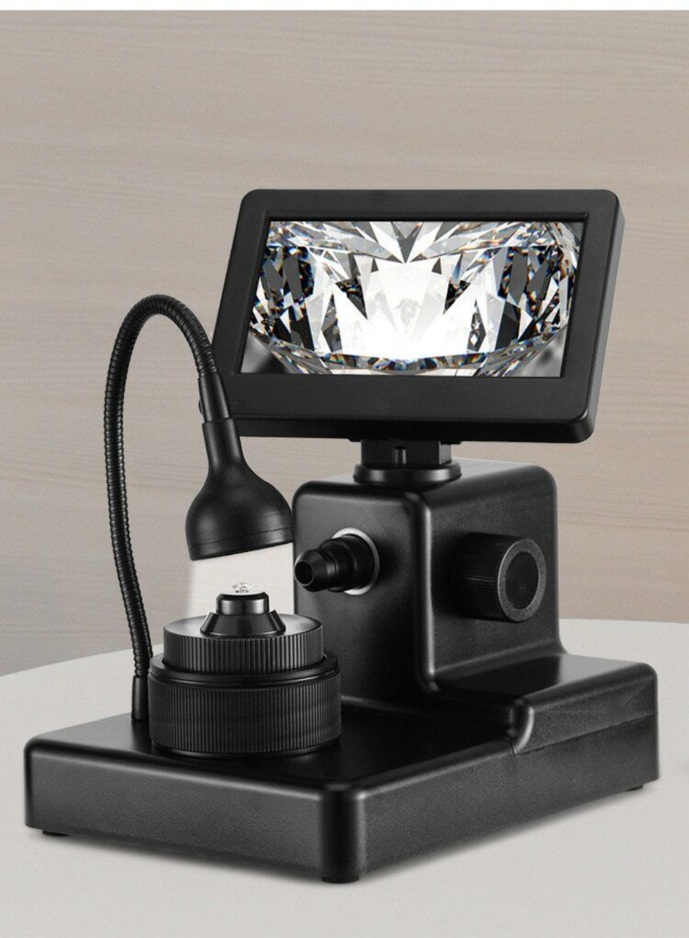 4.3Inch Diamond Inspection Microscope 50X-1000X Girdle Code Viewer ...