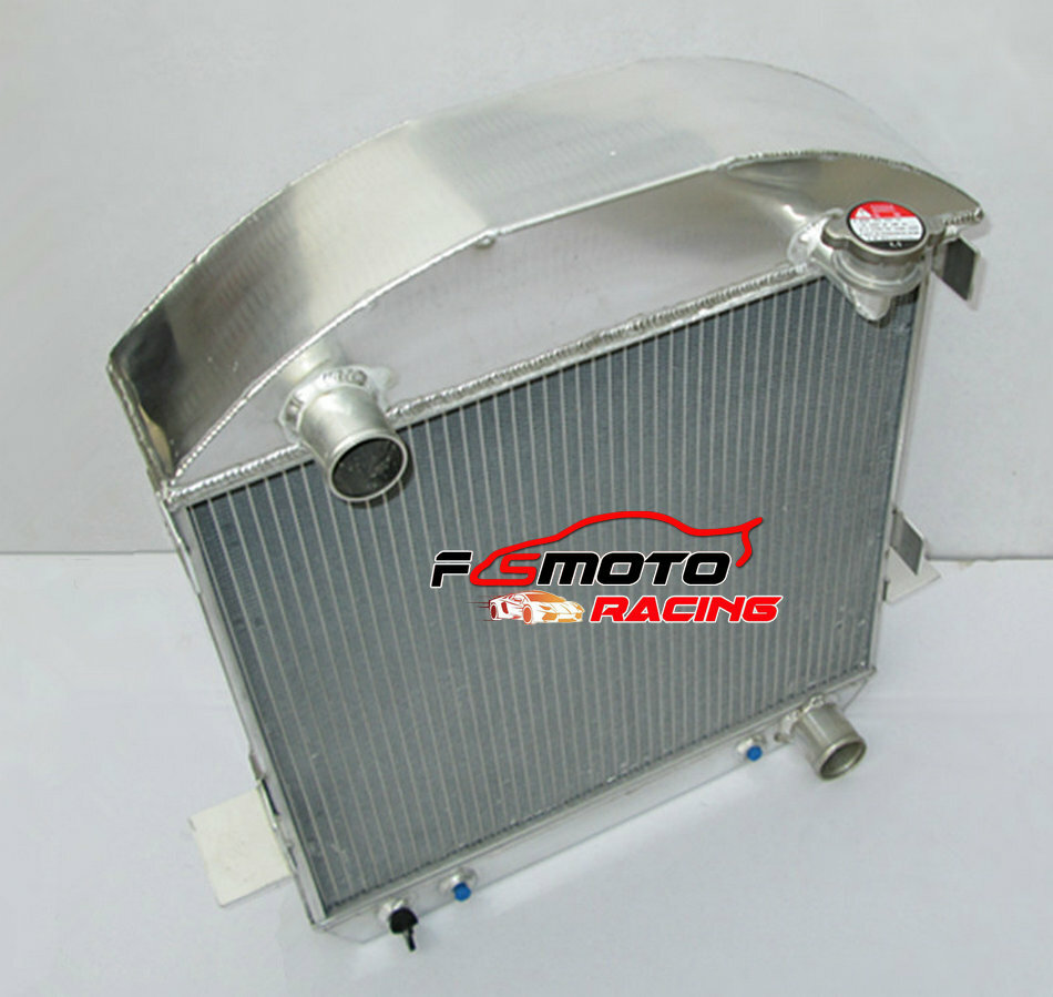 3 Row Aluminum Radiator For 1917-1927 Ford Model T-Bucket With Chevy V8 ...