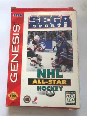 NHL All-Star Hockey 95 (Sega Genesis, 1995) - Complete 10086012309| eBay